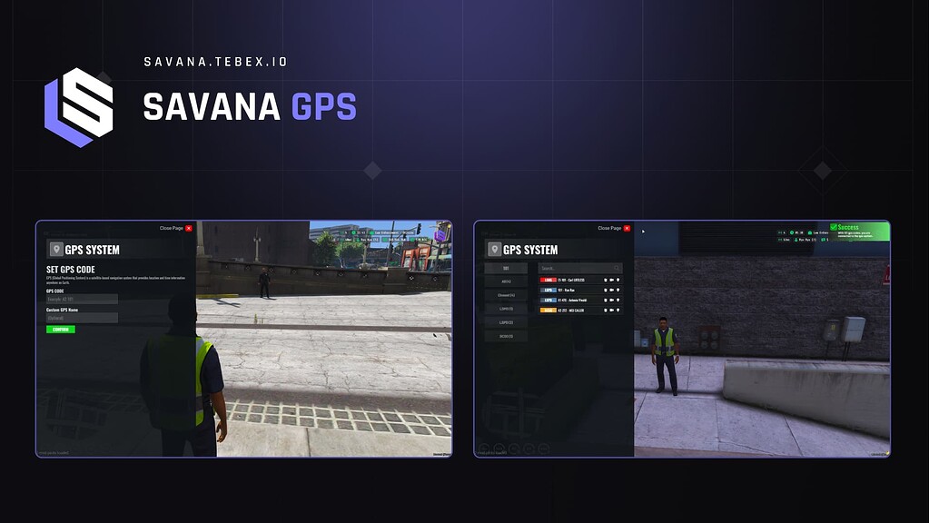 [savana] gps [qb/esx/qbox] - FiveM Releases - Cfx.re Community