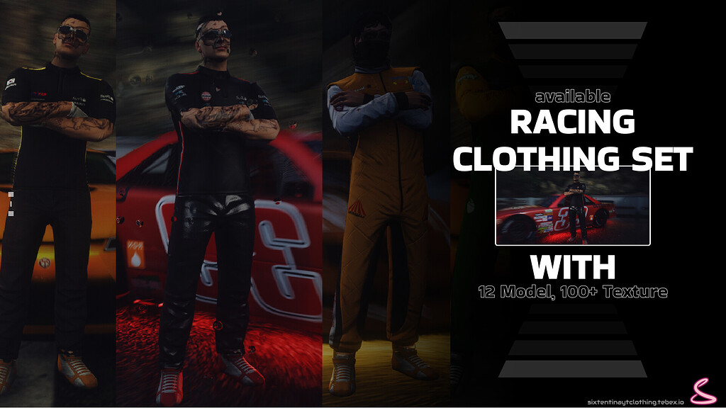 Racing Suits [Open Source][NEW][35%off] - FiveM Releases - Cfx.re Community