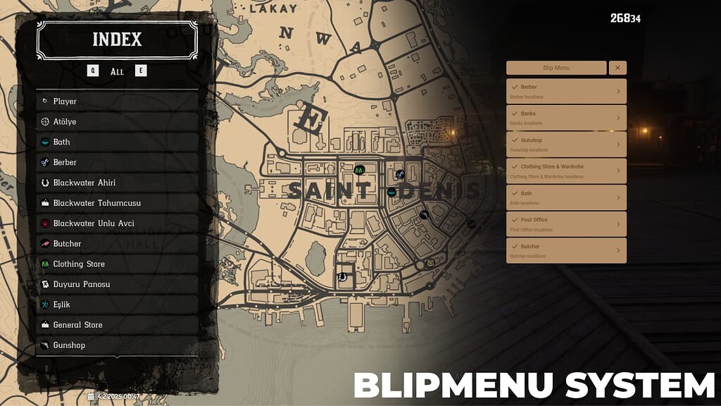 [PAID] RedM Blip Menu System - RedM Releases - Cfx.re Community
