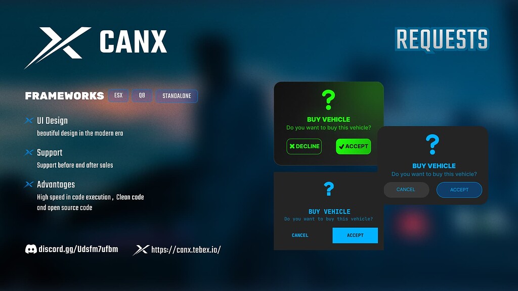 [PAID][STANDALONE] Canx - Requests - FiveM Releases - Cfx.re Community