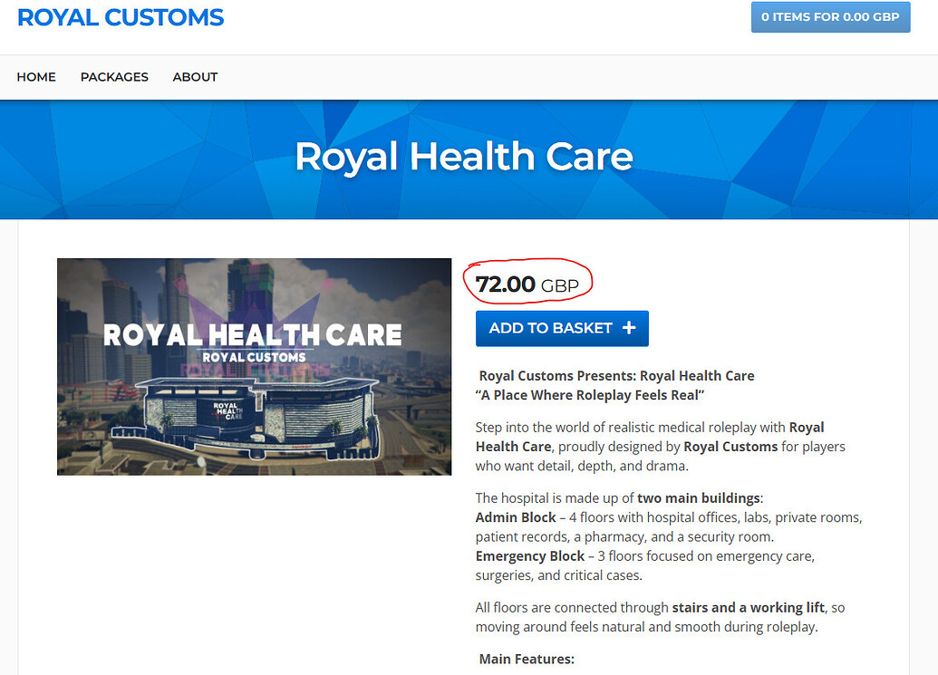 [MLO] [PAID] Hospital | Royal Health Care - FiveM Releases - Cfx.re ...