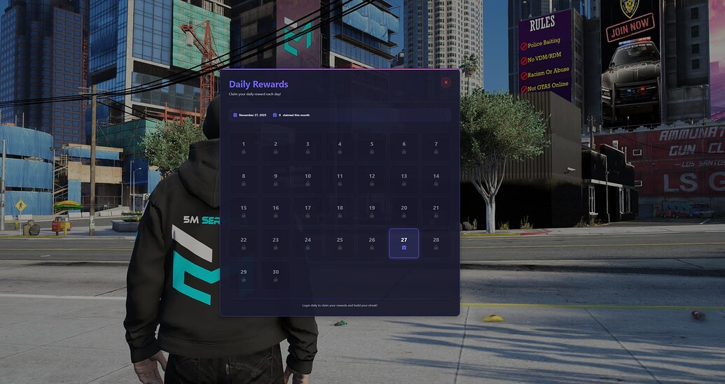 [FREE] Daily Rewards - FiveM Releases - Cfx.re Community