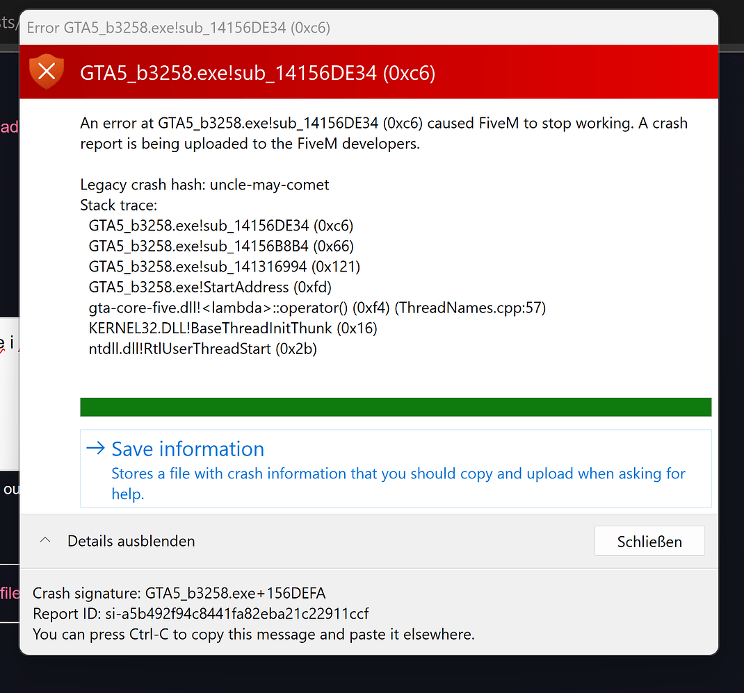 fiveM always crashes - FiveM Client Support - Cfx.re Community