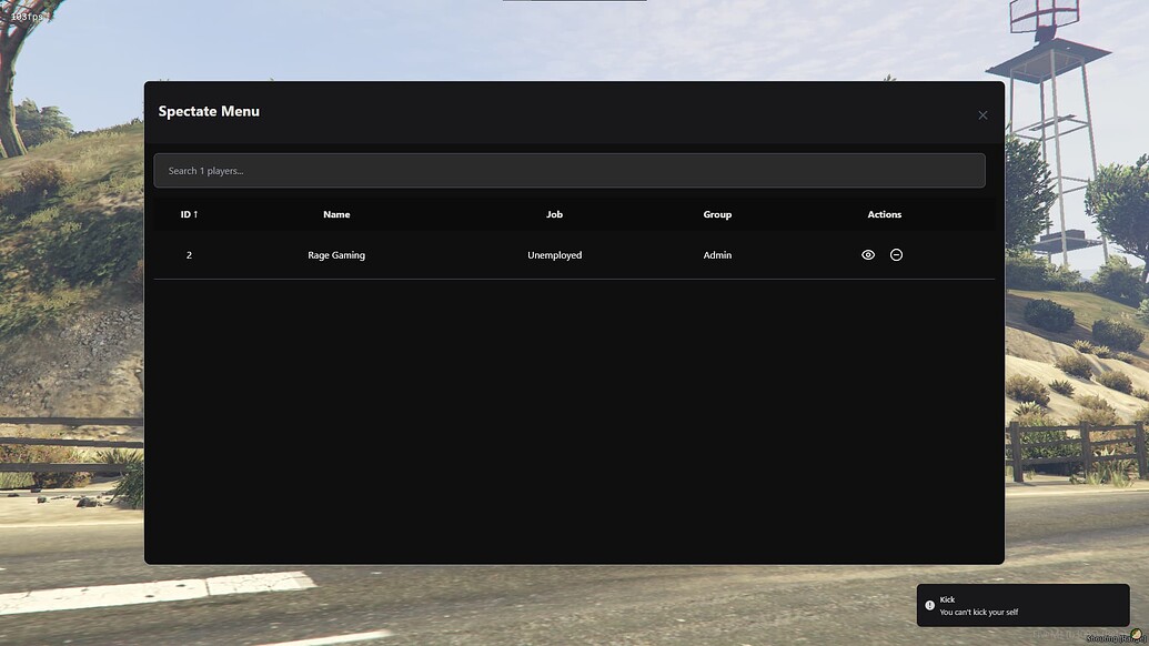 RAGE Spectate Menu - FiveM Releases - Cfx.re Community