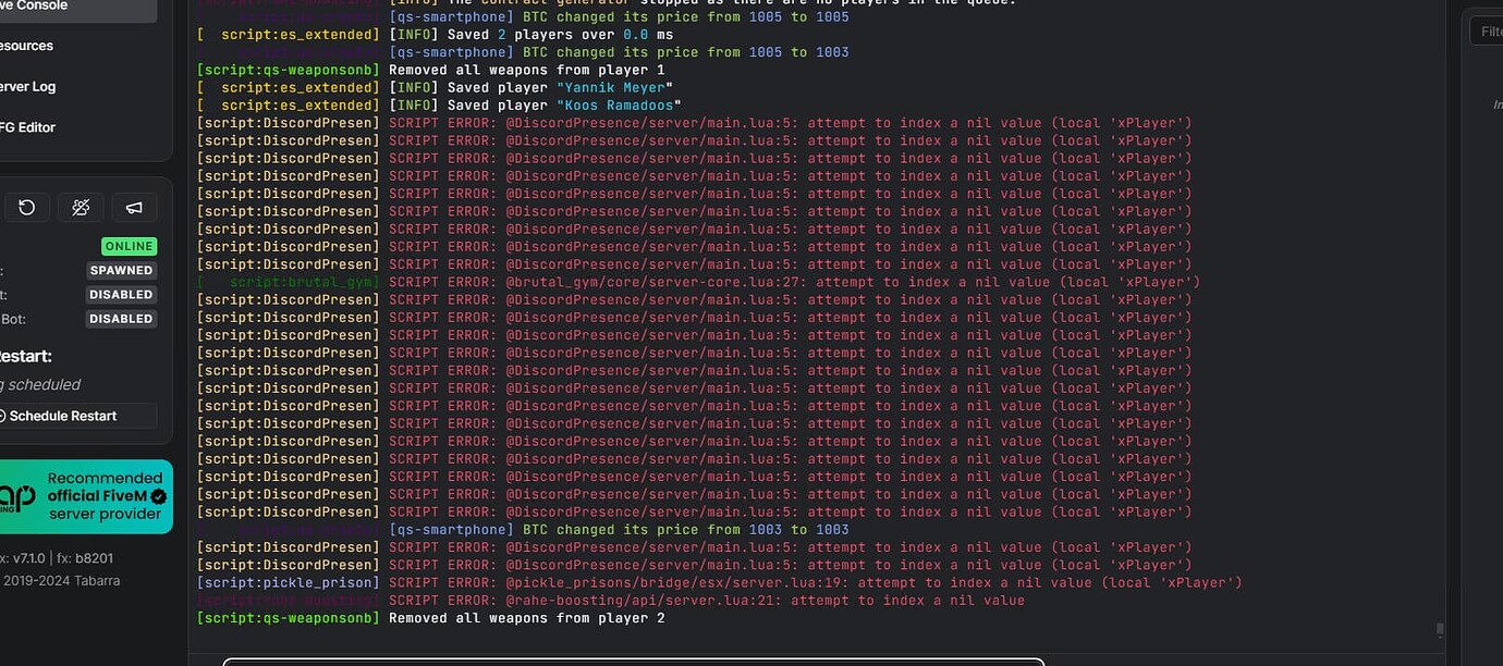 ESX 1.10.4 xPlayer.identifier issue - ES/ESX - Cfx.re Community