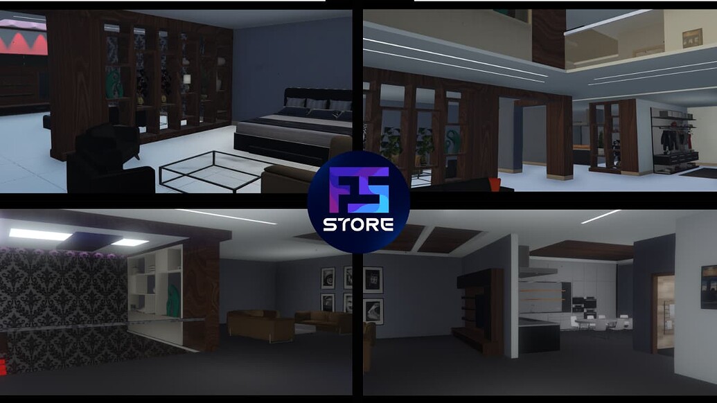 Modern Housing Shell – Unfurnished and Furnished Both at 4.5$ - FiveM ...