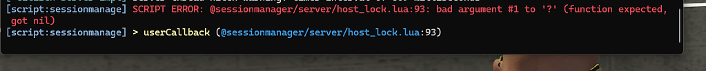 Sessionmanager error bad argument host_lock - Server Discussion - Cfx ... Sessionmanager error bad argument host_lock - Server Discussion - Cfx ...