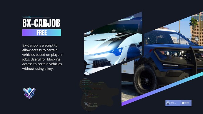 [esx] [free] Bx Carjob 🚗 Fivem Releases Cfx Re Community