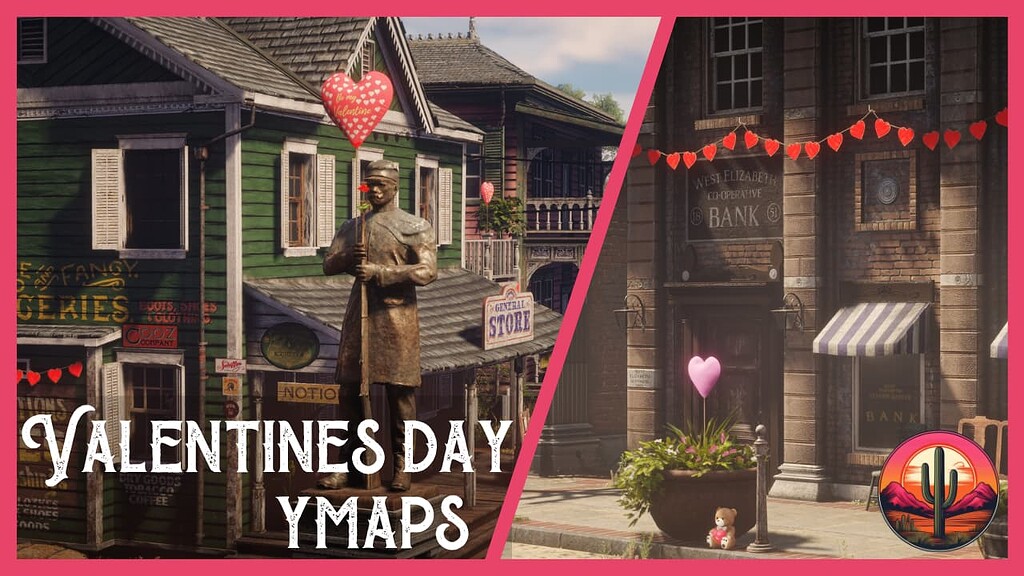 Valentines Day City decorations 💝 | YMAPs - RedM Releases - Cfx.re ...