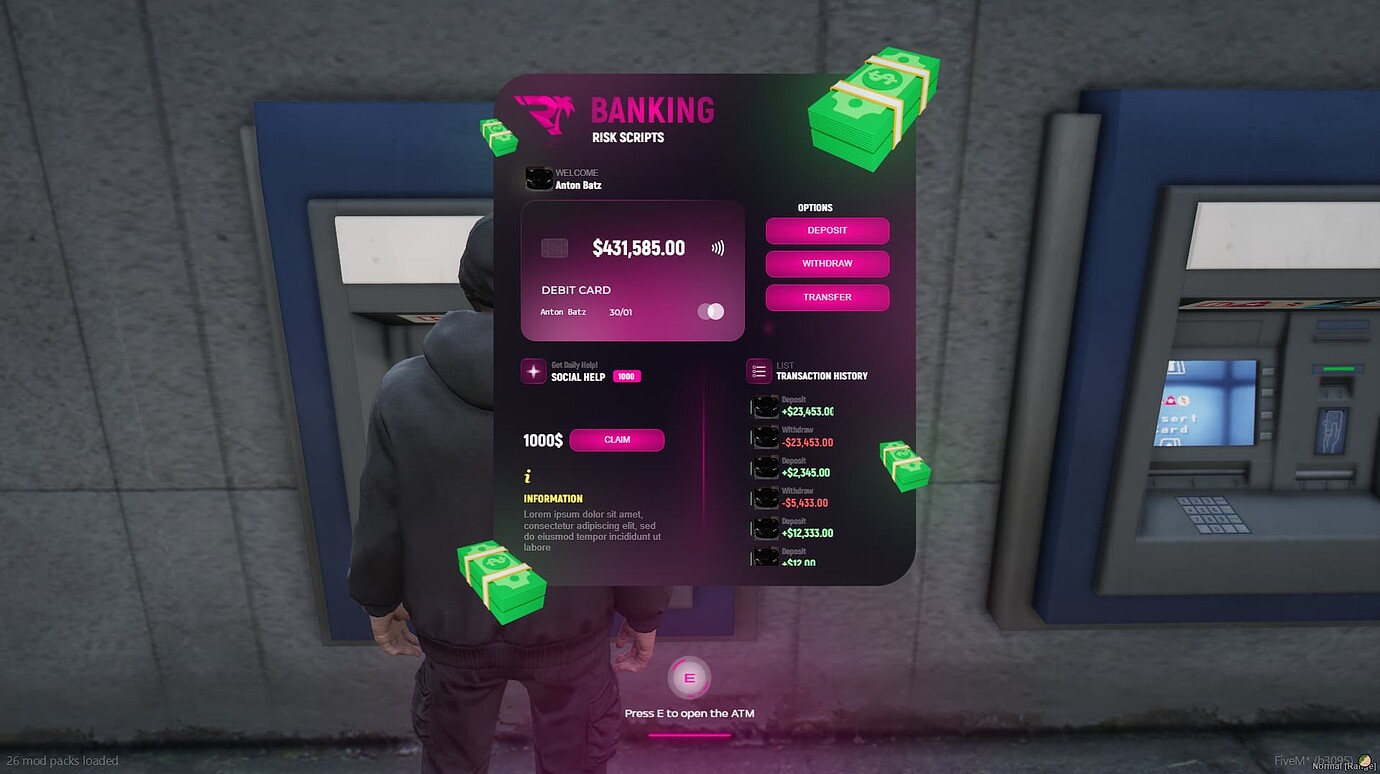 Simple Banking System - FiveM Releases - Cfx.re Community