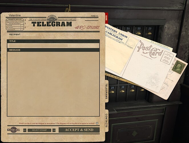[PAID] TP Mailbox (Telegrams & Parcels) - RedM Releases - Cfx.re Community