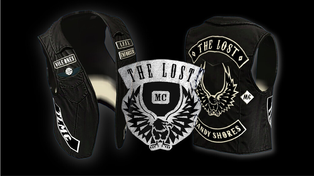 The Lost Mc Vest Fivem Lost MC Biker Vest For MP Character (With