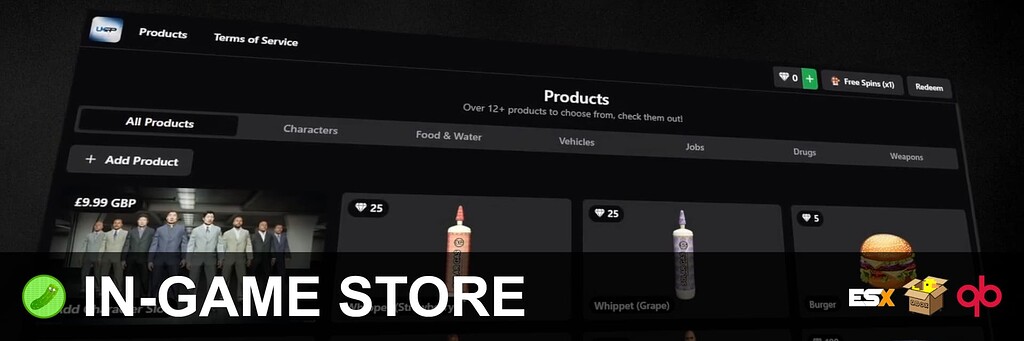 Pickle's In-Game Store | Tebex Integration & Server Store System ...