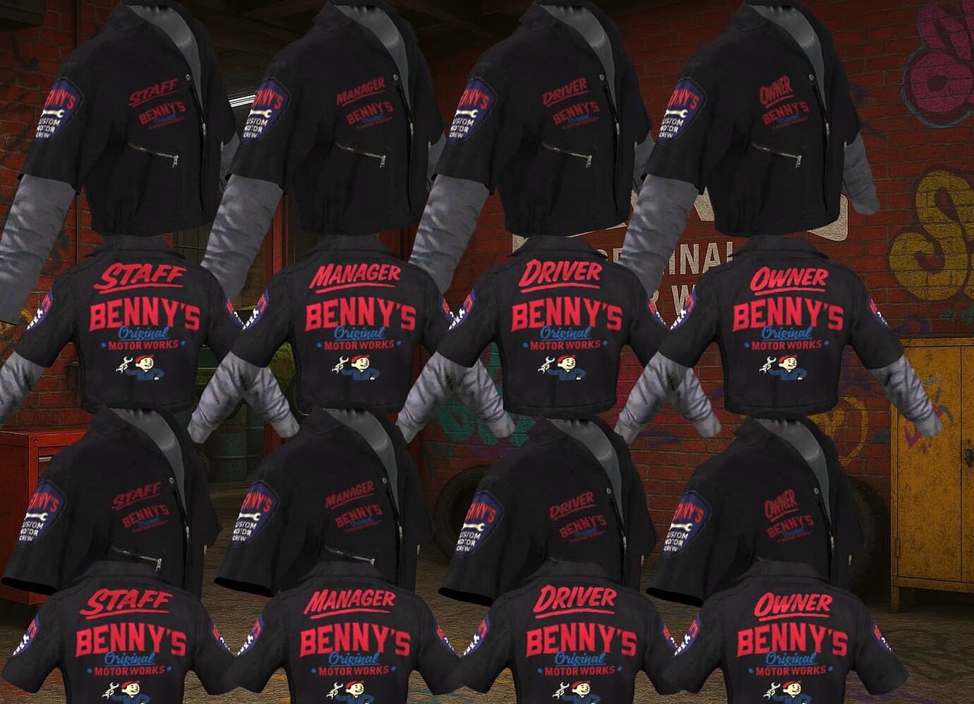 🔧 Benny’s Mechanic Outfits – FiveM Clothing Pack (new Update 100% ...