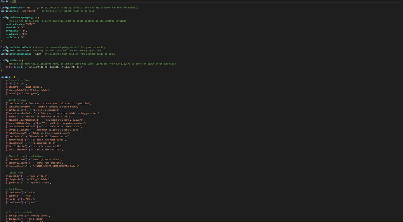 Liar Cards (Liar’s bar based) | Lambra - FiveM Releases - Cfx.re Community
