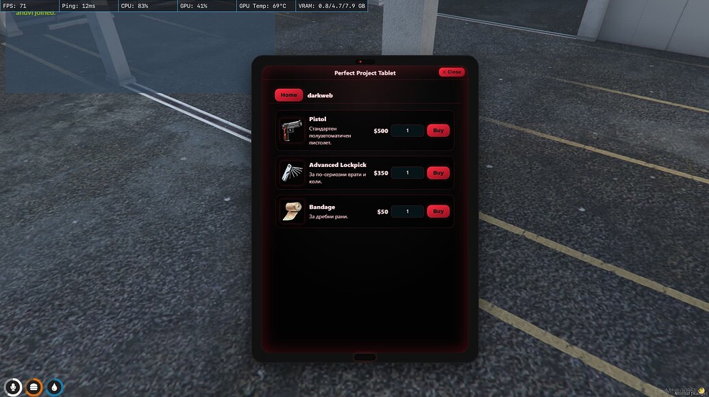 [QB/ESX] Perfect Tablet - FiveM Releases - Cfx.re Community