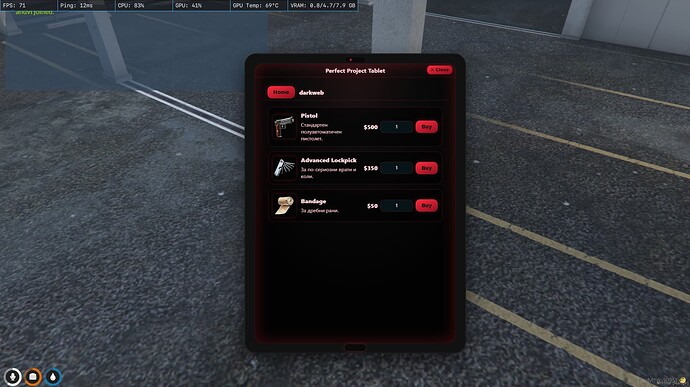 [QB/ESX] Perfect Tablet - FiveM Releases - Cfx.re Community
