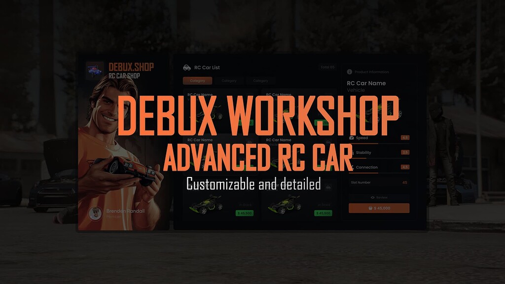 [ESX/QB] Advanced Rc Car (Customizable and detailed) - FiveM Releases ...