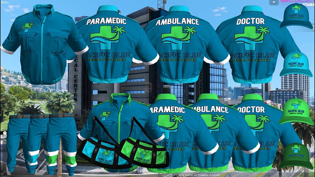 Pacific Blue Medical Center Uniforms [On Sale] - FiveM Releases - Cfx ...