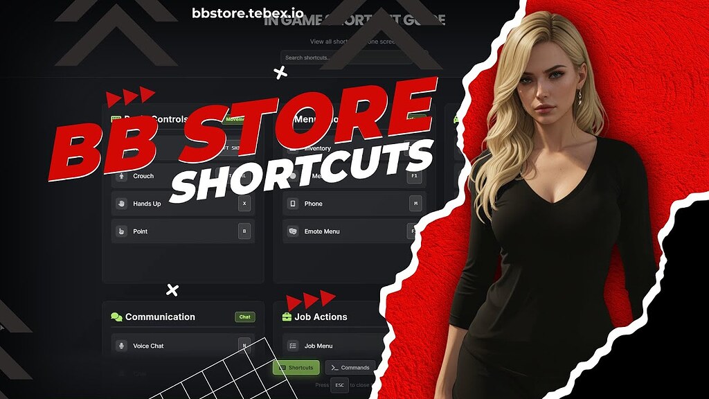 [PAID] BB Shortcuts [QBCore/ESX/QBox] - FiveM Releases - Cfx.re Community