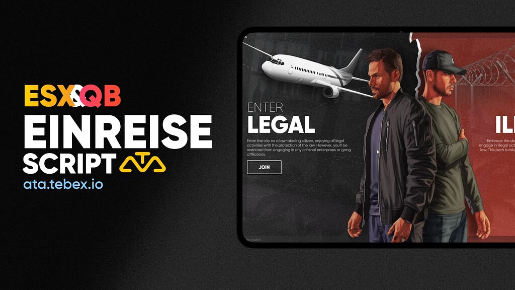 Immigration | Einreise Script [ESX, QB] - FiveM Releases - Cfx.re Community