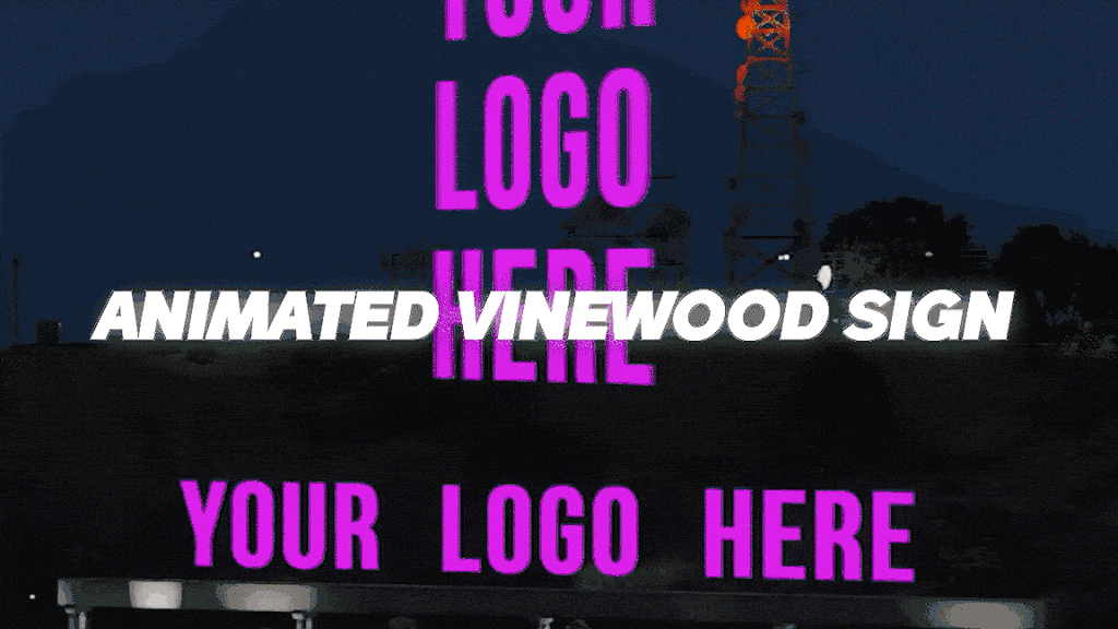 Editable Vinewood Sign - 360° Animated - FiveM Releases - Cfx.re Community