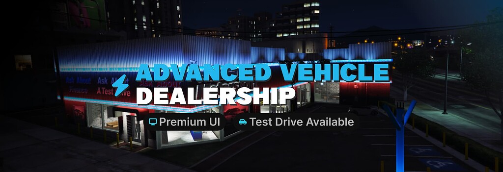 Advanced Vehicle Dealership - FiveM Releases - Cfx.re Community
