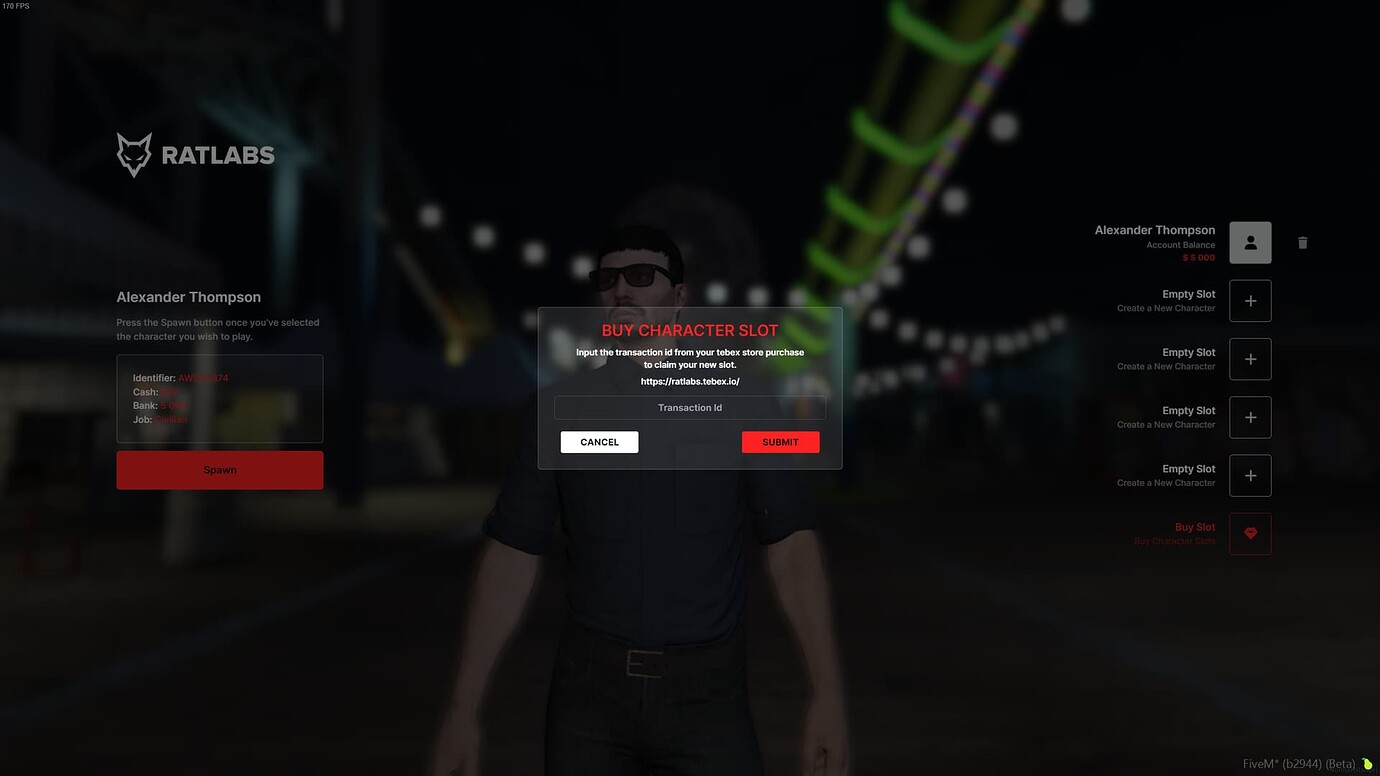 [QBCore] RAT-LOGIN - A Multicharacter Selection Script for FiveM ...