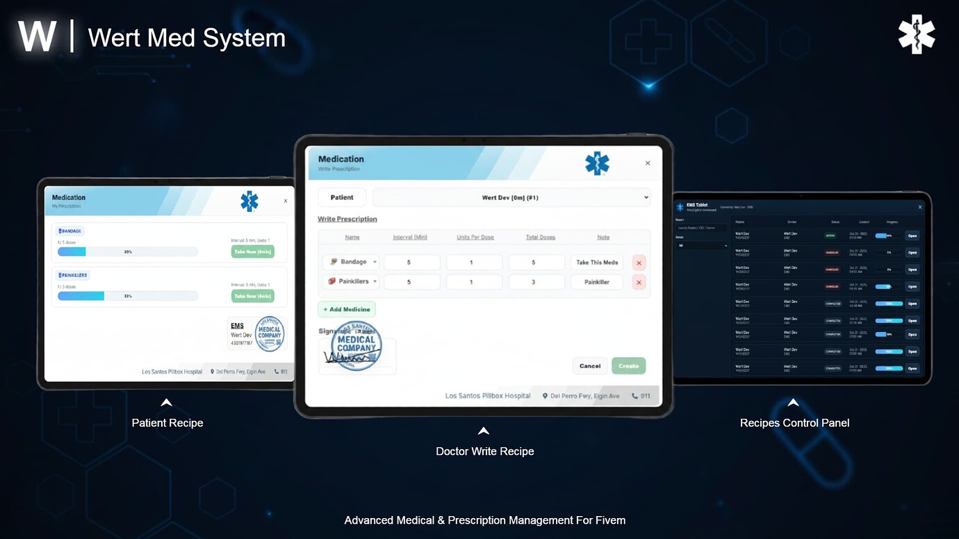 Wert Med System - FiveM Releases - Cfx.re Community