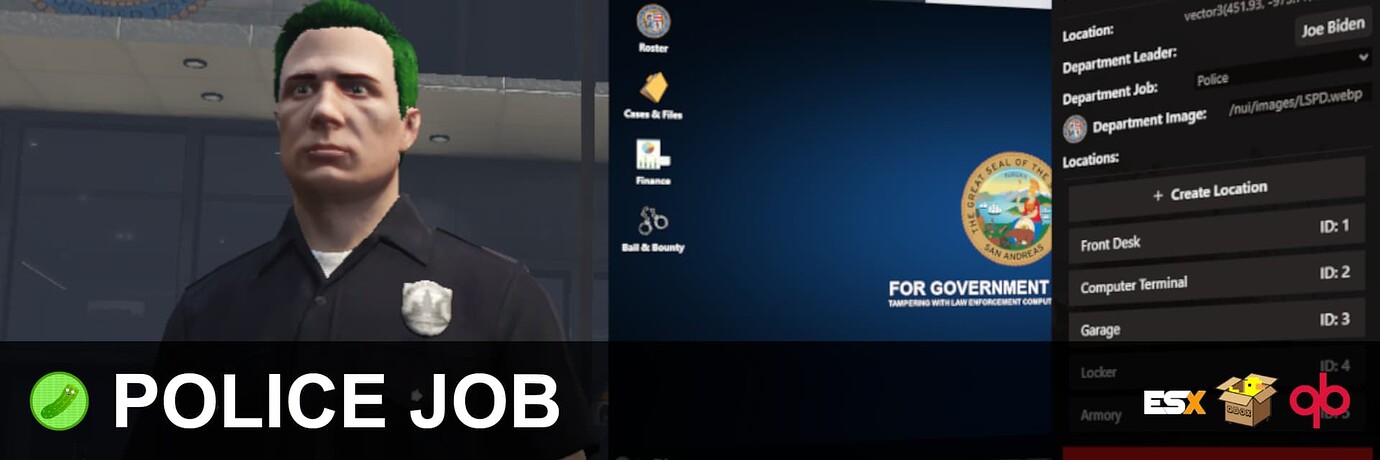 Pickle's Police Job | In-Game Creator, Evidence System, Modern Police ...