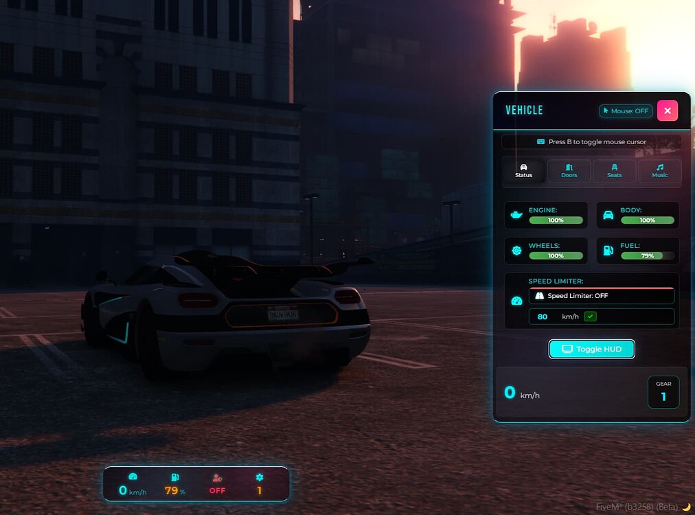 Car Menu v2.0 [ESX/QB/QBOX] ADVANCED VEHICLE CONTROL SYSTEM - FiveM ...