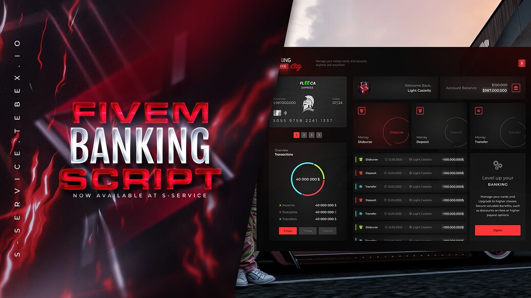 [ESX] Advanced Banking | S - Banking - FiveM Releases - Cfx.re Community