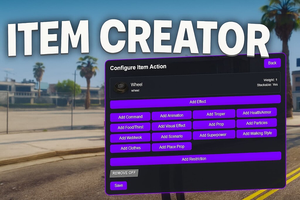 Item Creator FiveM [ESX/QBCORE/QBOX] - FiveM Releases - Cfx.re Community