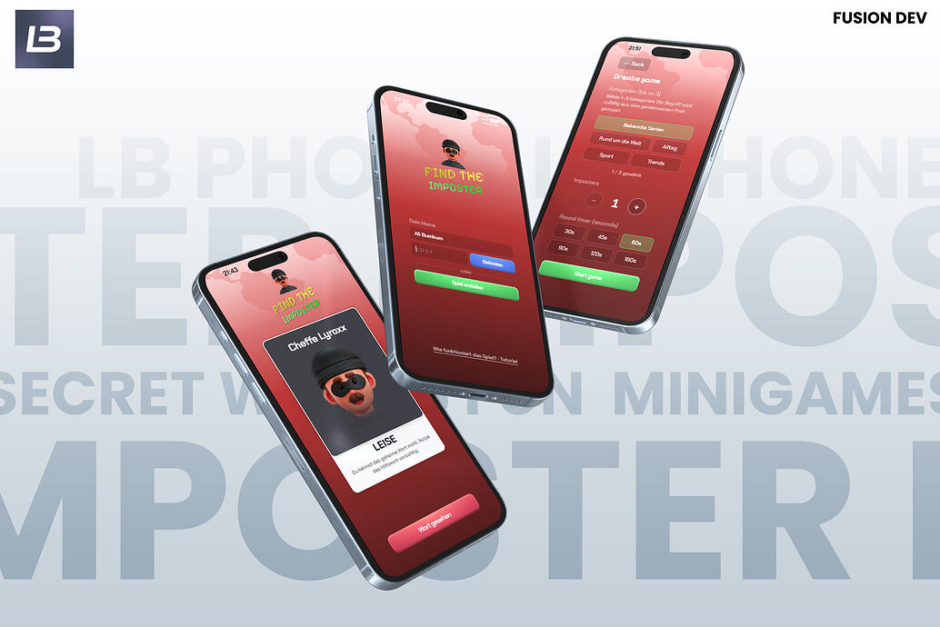 [STANDALONE] LB Phone Minigame - Find the Imposter - Fusion ...