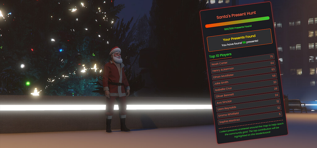 Christmas Event - Santa’s Present Hunt - FiveM Releases - Cfx.re Community
