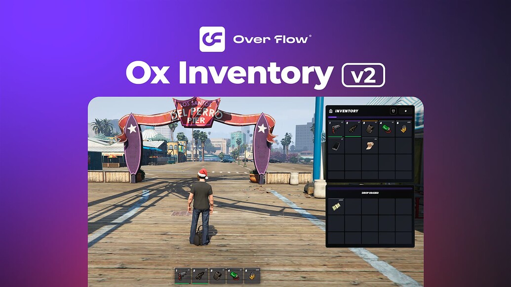 OX_INVENTORY Redesign - Dark Themed, Rarity, Clothing tab - FiveM ...