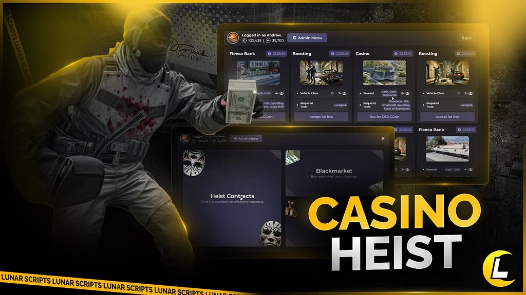 [ESX/QB] Casino Heist | 10+ other heists included - FiveM Releases ...