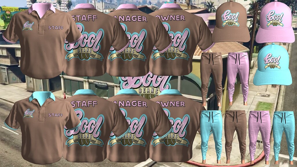 Cool Beans Uniform 1 for Male and Female [Lore Friendly] [On Sale] - FiveM Releases - Cfx.re ...