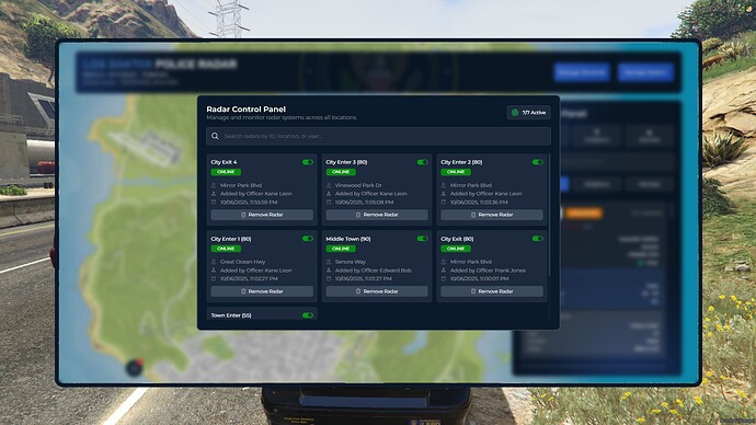 FiveM Radar System ( Realistic Speed Detection, Violation Alerts ...