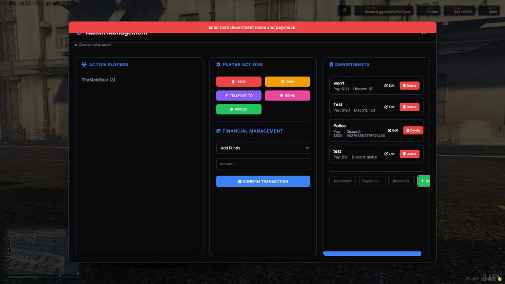 Azure Framework | vMenu Framework | Money | Jobs | Addons - FiveM ...