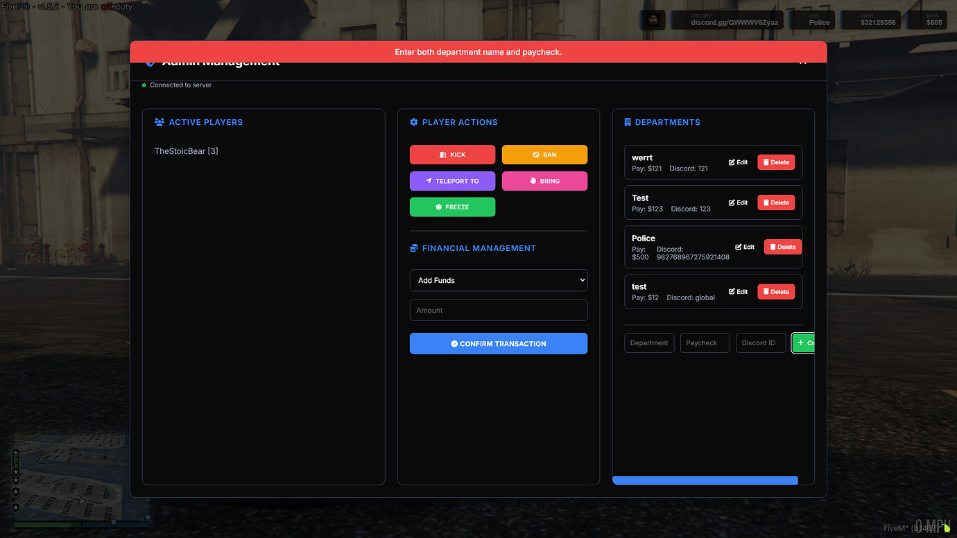 Azure Framework | vMenu Framework | Money | Jobs | Addons - FiveM ...