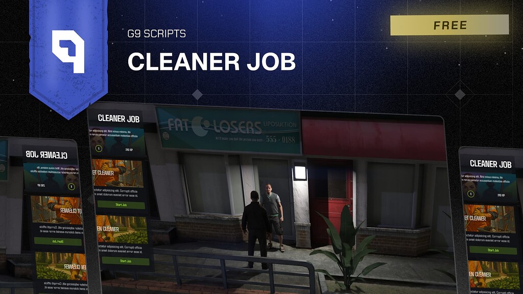 Cleaner Job | Street Cleaner & Tree Cutter - FiveM Releases - Cfx.re ...