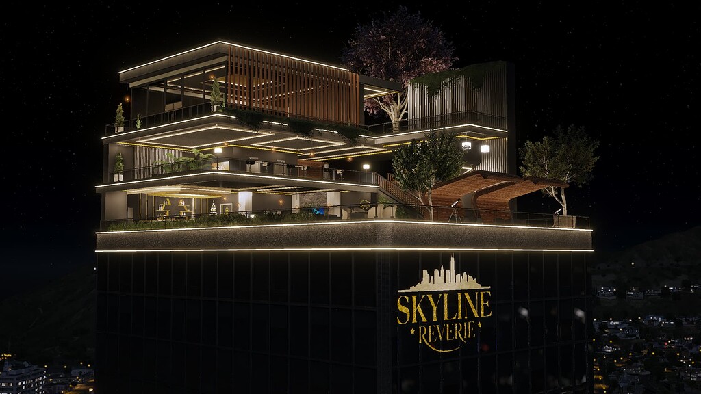 [BUSINESS][MLO]Skyline Reverie MLO Rooftop Lounge Bar with Script ...