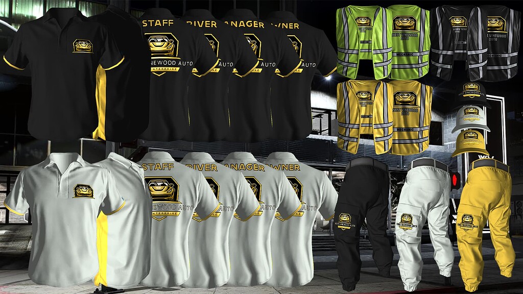 West Vinewood Uniform 1 for Male and Female [Lore Friendly] [On Sale ...