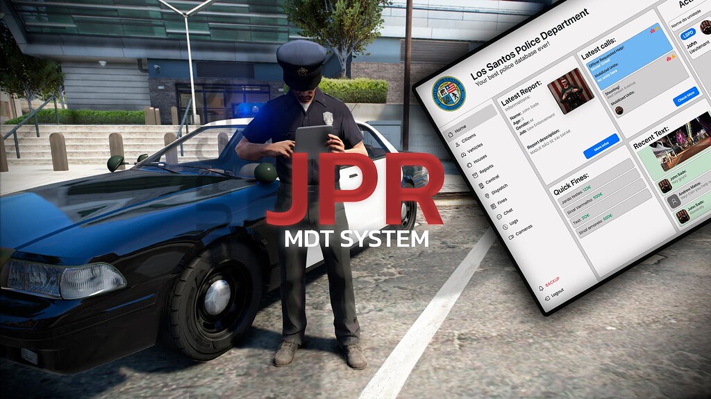 [PAID] [QBCore, ESX & QBox] JPR MDT System - FiveM Releases - Cfx.re ...