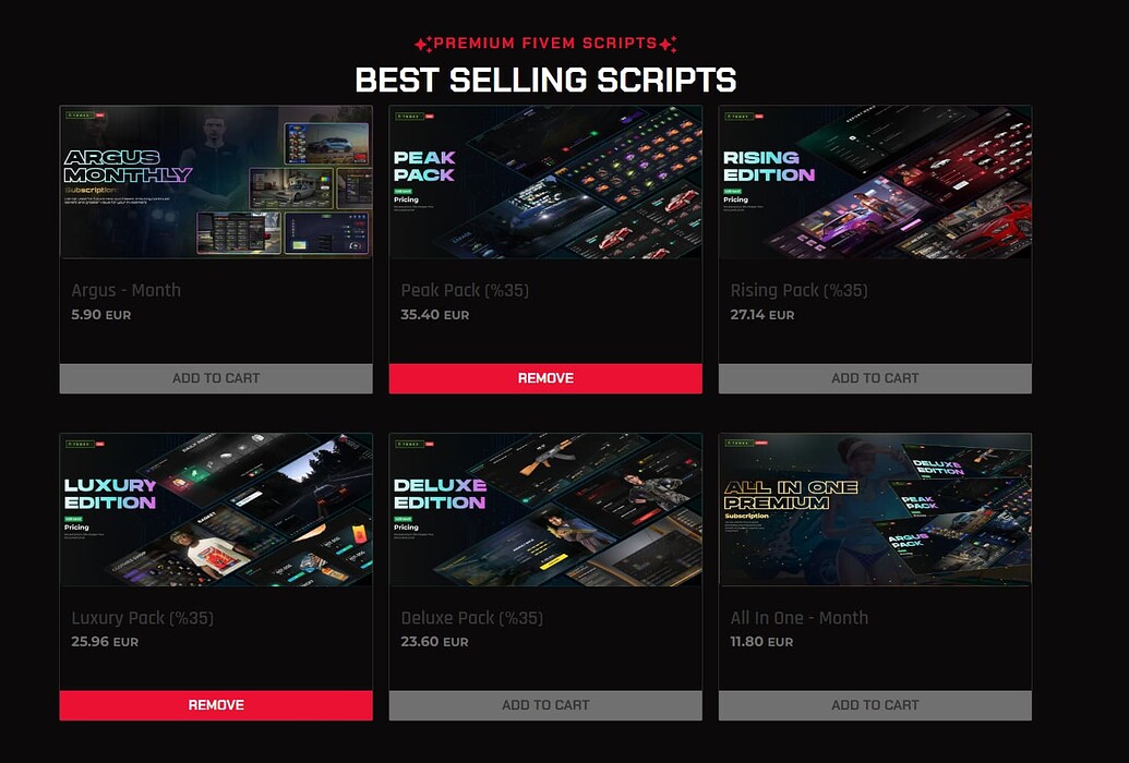 Tebex Template Webstore - FiveM Releases - Cfx.re Community