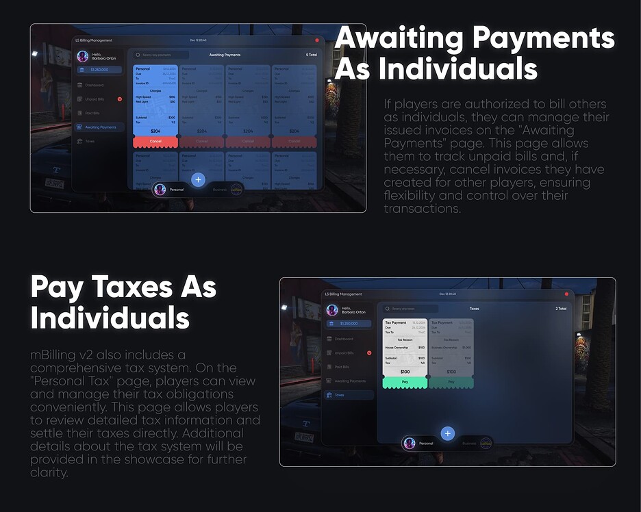 CodeM mBilling v2 - Advanced Billing Script (ESX-QB) - FiveM Releases ...