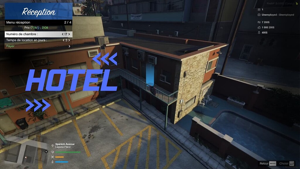 Hotel & Motel ESX (0.00ms) RageUI - FiveM Releases - Cfx.re Community