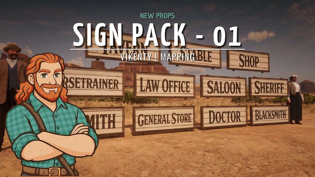 [PROPS] - Sign Pack | 01 - RedM Releases - Cfx.re Community