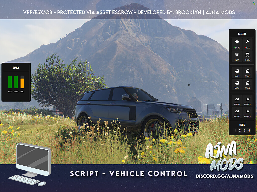 [PAID] Vehicle Control - FiveM Releases - Cfx.re Community